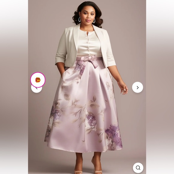 Xpluswear | Dresses | Nwt Xpluswear White Floral 34 Sleeve Button ...